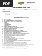 Microsoft Publisher Exam Questions | PDF | Art | Computers