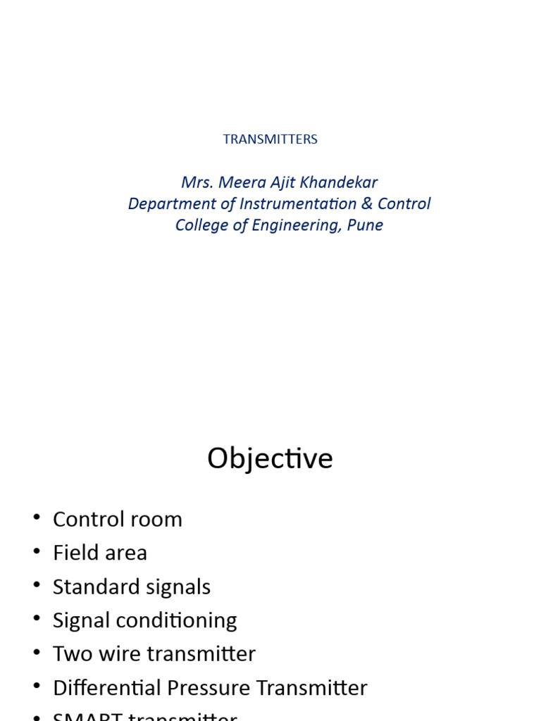 TRANSMITTERS | PDF | Electrical Resistance And Conductance ...