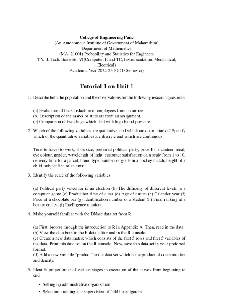 Tut1 Students | PDF | Histogram