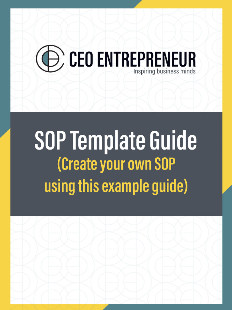 SOP-Template-01 | PDF
