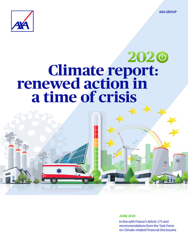 2020 Climate Report Axa | PDF | Climate Change | Climate Change Mitigation