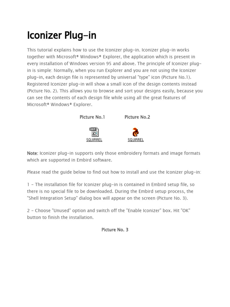 Iconizer Plug | PDF | Computer File | Icon (Computing)