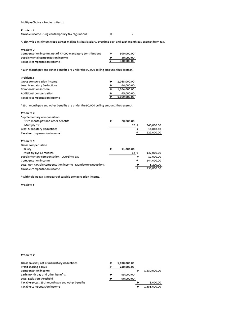 Chapter 10 Problems | PDF | Cost Of Living | Income