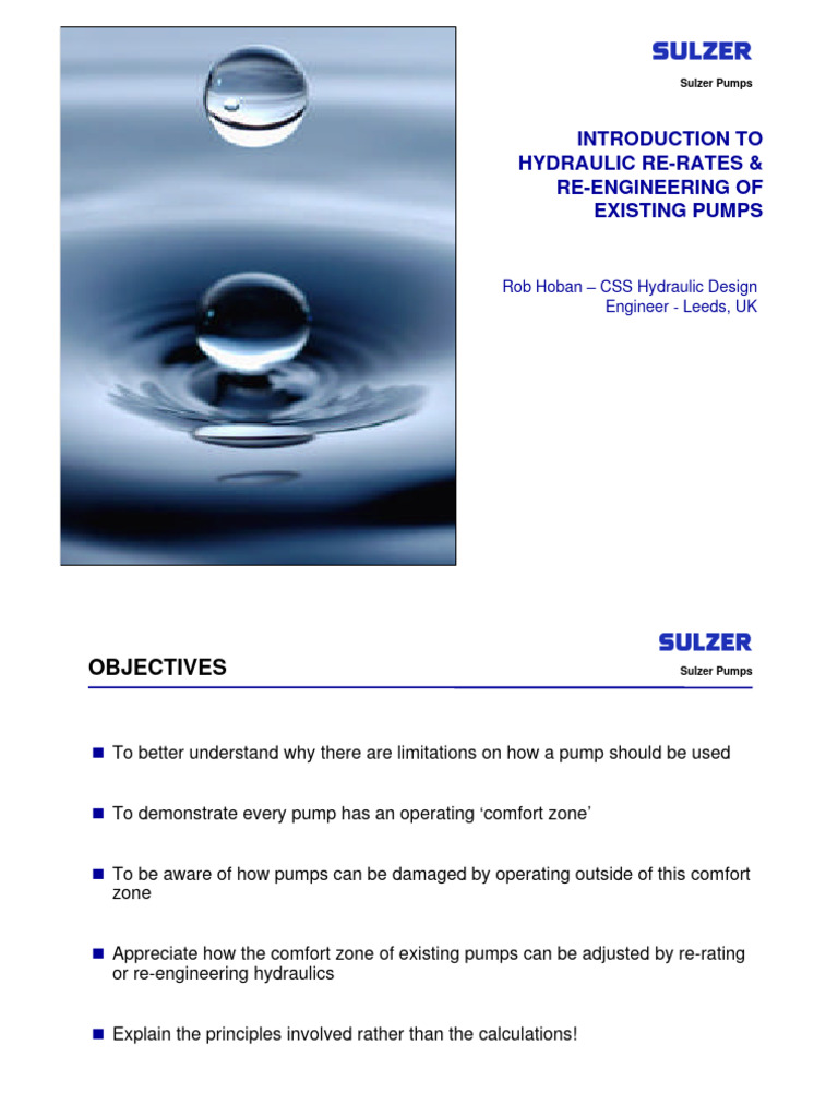 Hydraulic Profiling | PDF | Pump | Friction