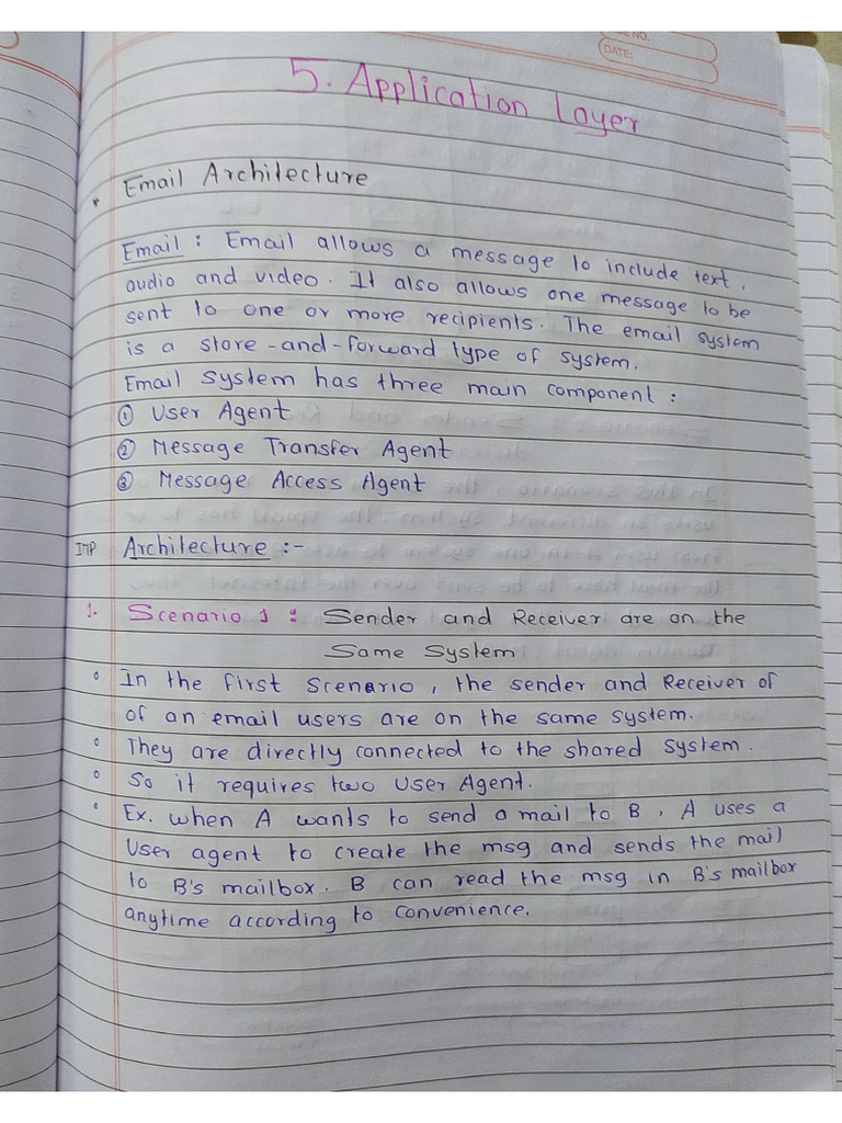 5.application Layer | PDF