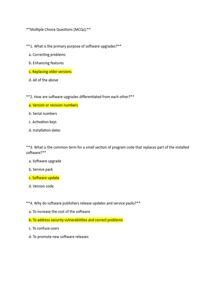Multiple Choice Questions | PDF | Systems Engineering | Software Development