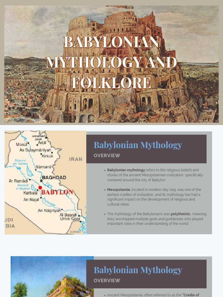 Babylonian Mythology Overview and Deities | PDF | Deities | Mesopotamia