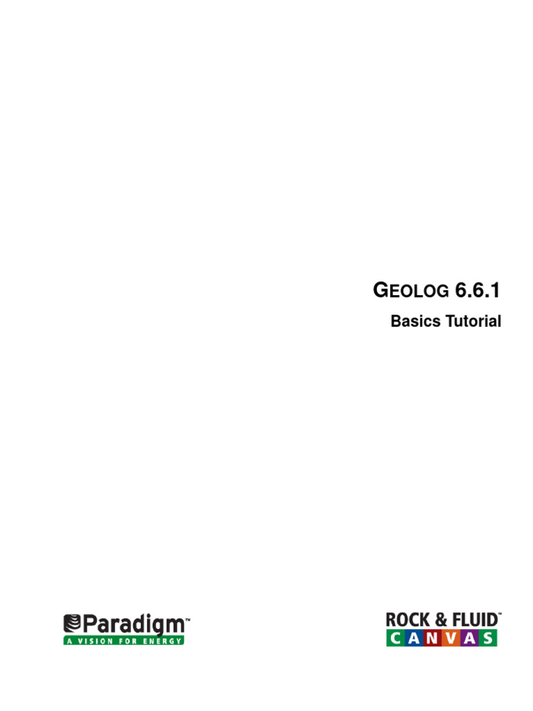 Geolog6.6.1 Basics Tutorial | PDF | Window (Computing) | Menu (Computing) Geolog6.6.1 Basics Tutorial | PDF | Window (Computing) | Menu (Computing)