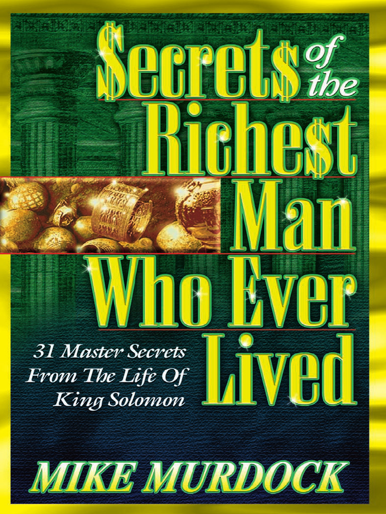 B 99 Secrets of The Richest Man Who Ever LivedSample1 | PDF | Dream ...
