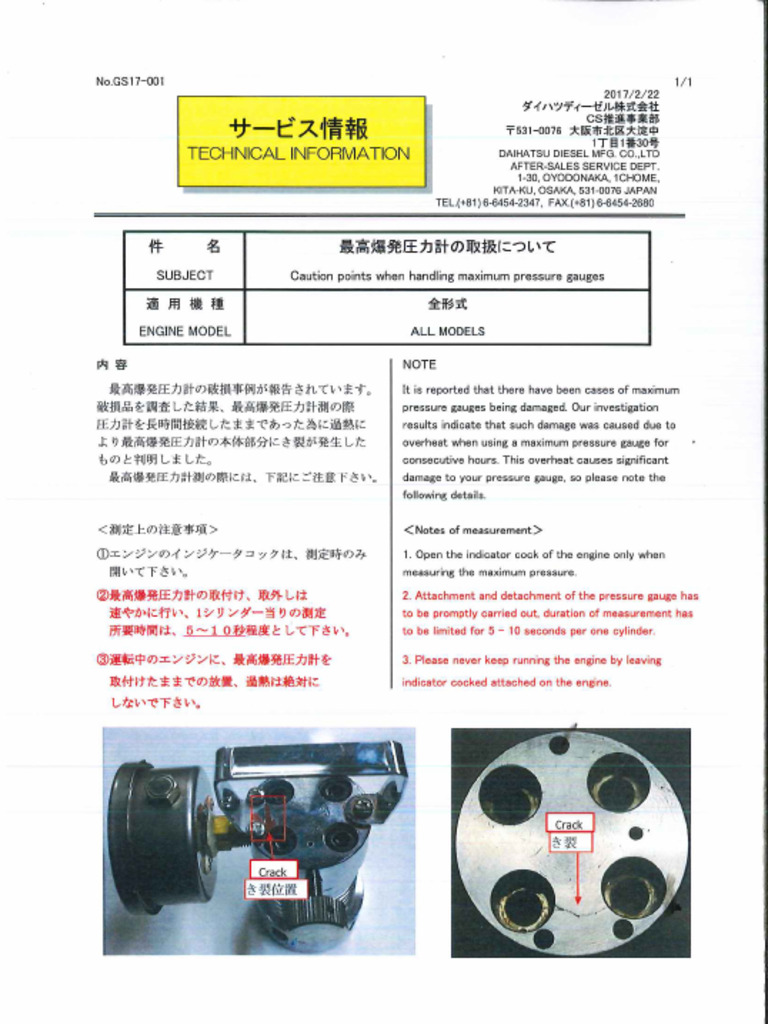 TI - Peak Pressure Gauge | PDF