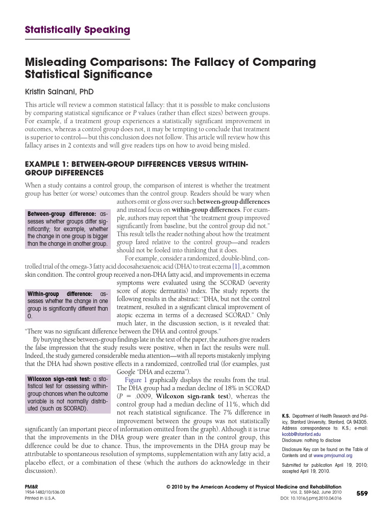 The Fallacy of Comparing Statistical Significance - Encrypted ... The Fallacy of Comparing Statistical Significance - Encrypted ...