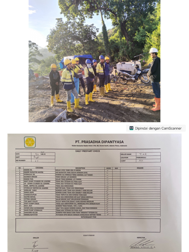 TBM & Prestart Check | PDF