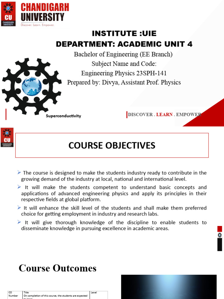 Superconductivity Ppt1 | PDF | Superconductivity | Electrical Resistivity And Conductivity