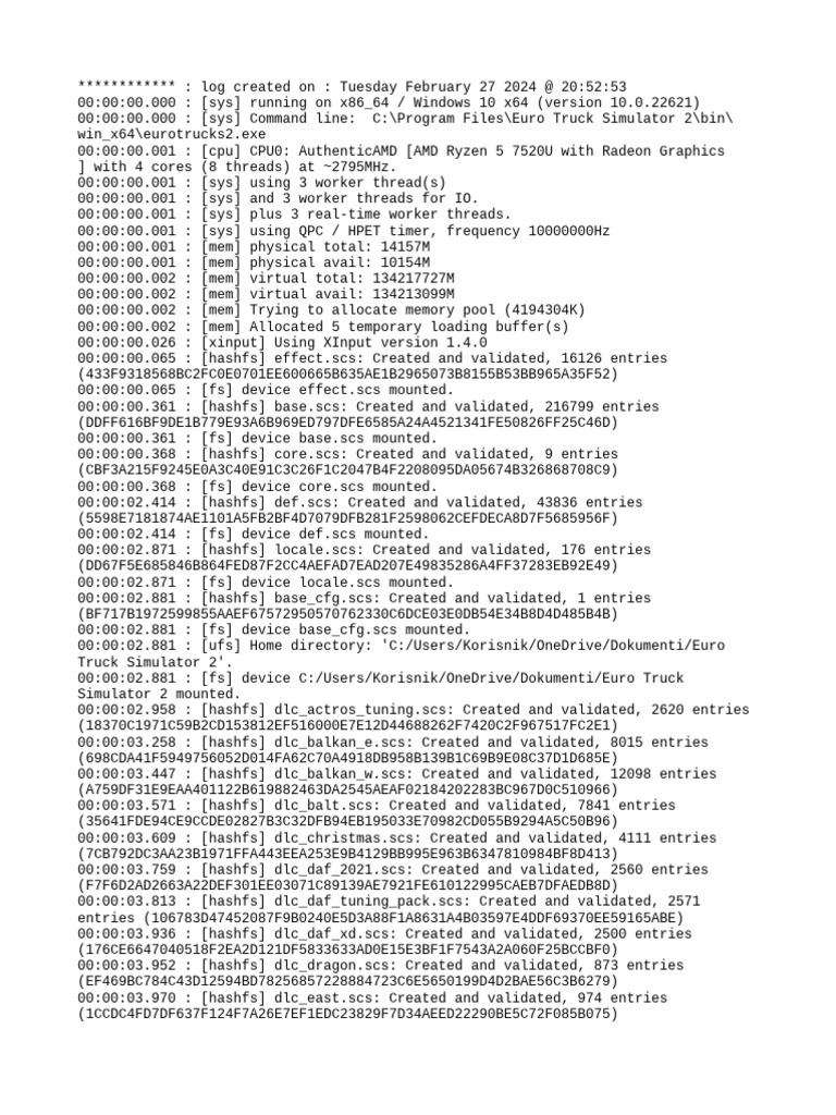 Game Log | Download Free PDF | Computer Architecture | Microsoft Windows