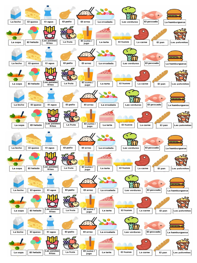 Alimentos Me Gusta | PDF