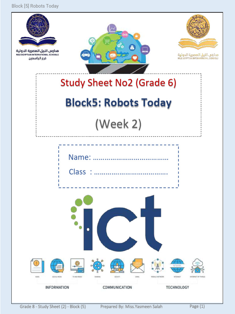 StudySheet2 ICT | PDF | Html Element | Html