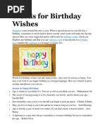 70th Bday Program Script | PDF | Birthdays