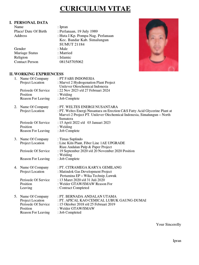 CV. IRPAN-dikonversi | PDF | Joining | Steel