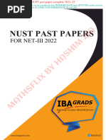 NUST NET Past Paper 2 | PDF