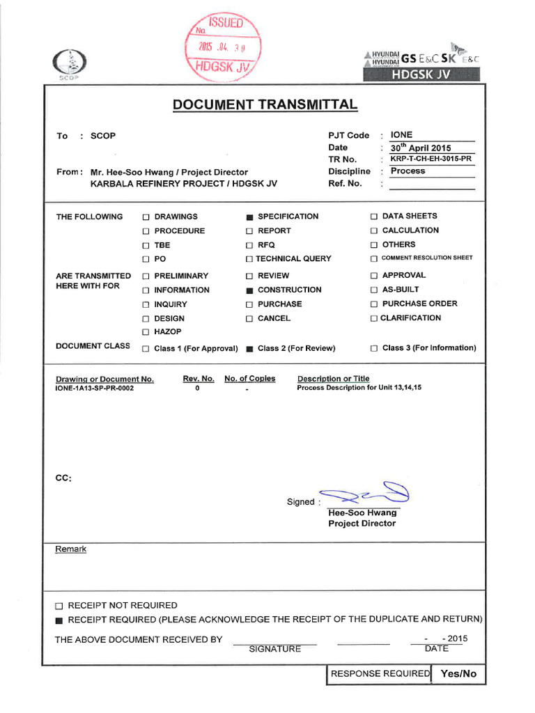 Karbala Refinery Process Guide | PDF | Secondary Sector Of The Economy ...