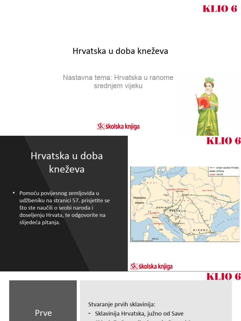 Klio 6 - PPT - 6.1. Hrvatska U Doba Knezeva | PDF