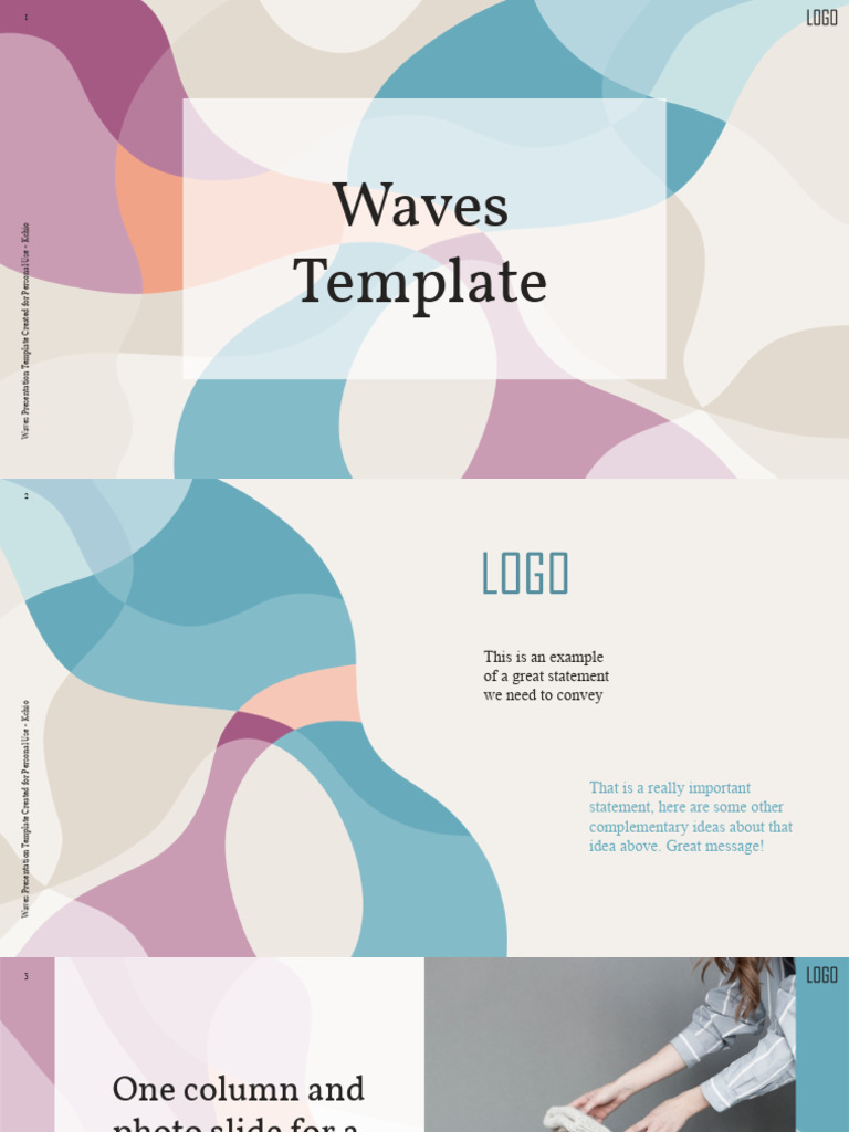 Waves PPT Template FREE | PDF | Career & Growth