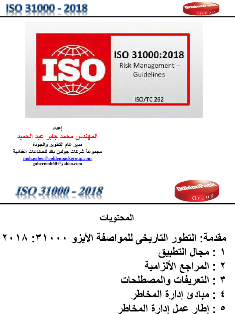 Iso 31000-2018 | PDF