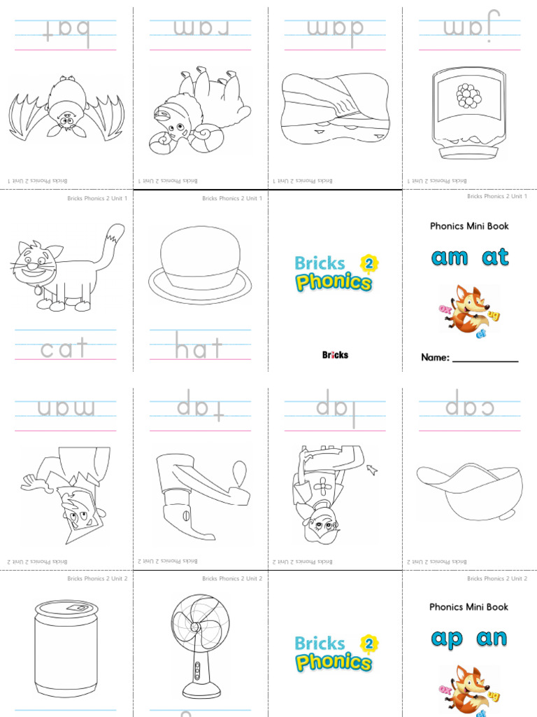 Bricks Phonics L2 Activity Mini Book | PDF