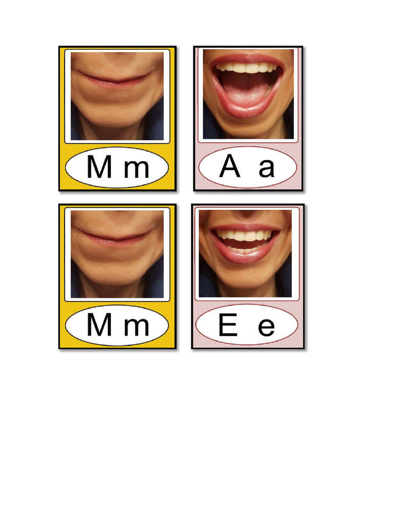 Puntos Articulatorio Bilabial | PDF