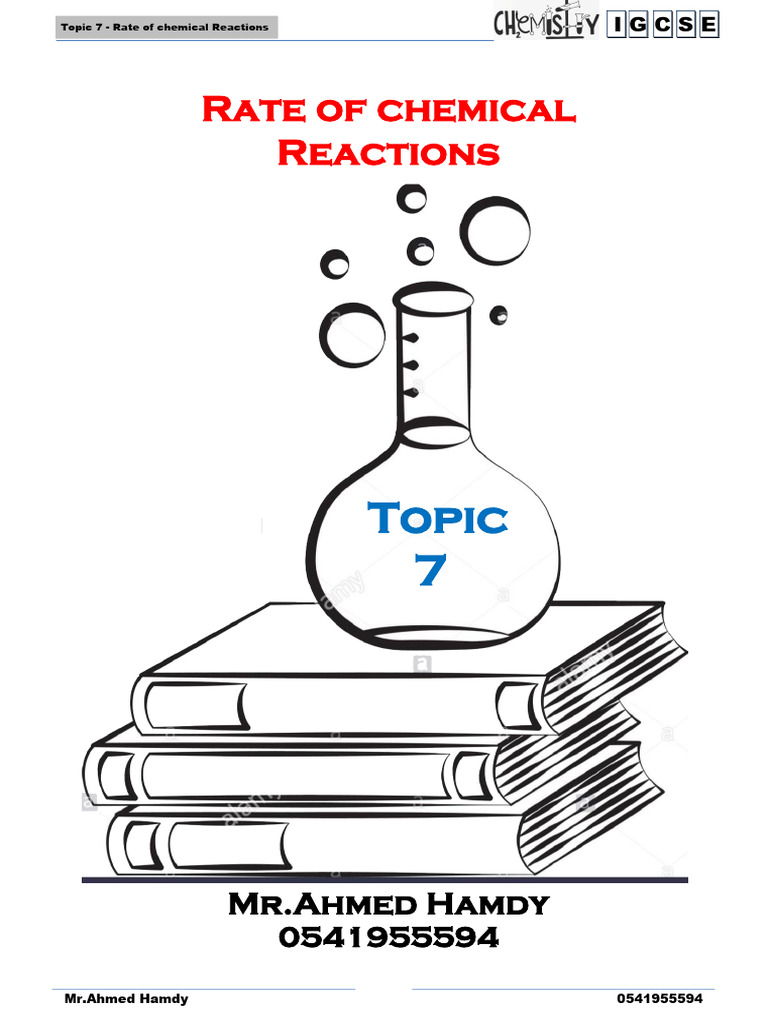 7 - Topic 7 - Rate of Chemical Reactions | Download Free PDF | Chemical ...