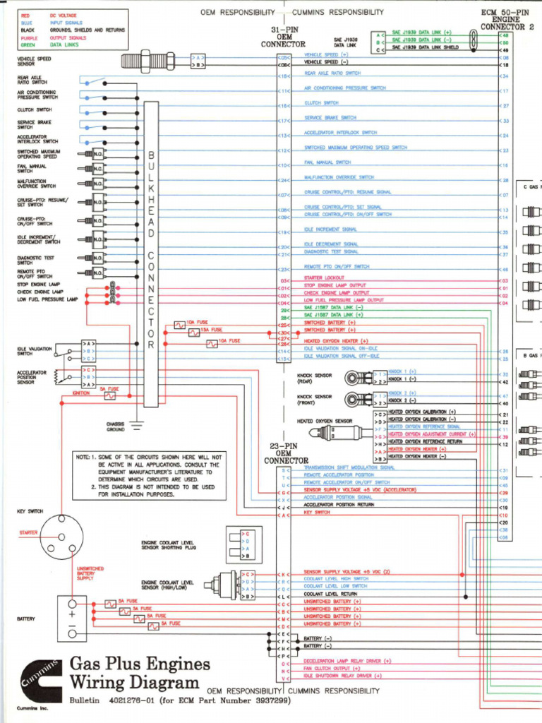 Gas Plus Engines Wiring Diagram | PDF