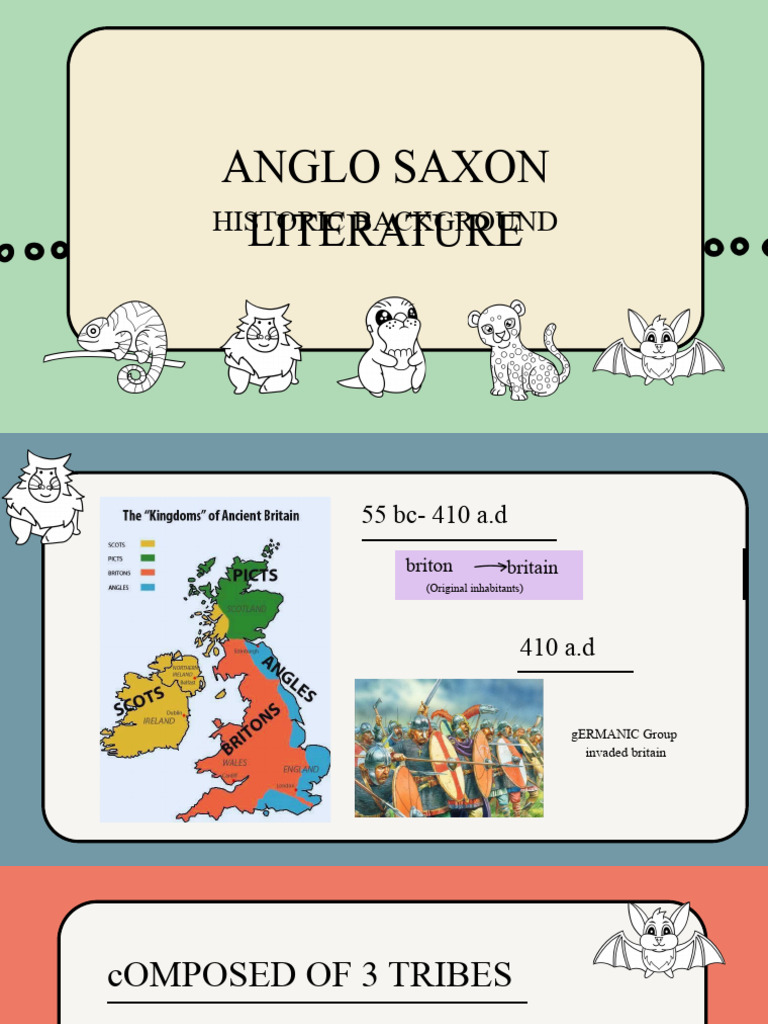 Anglo Saxon Literature | PDF | Anglo Saxons | Germanic Peoples