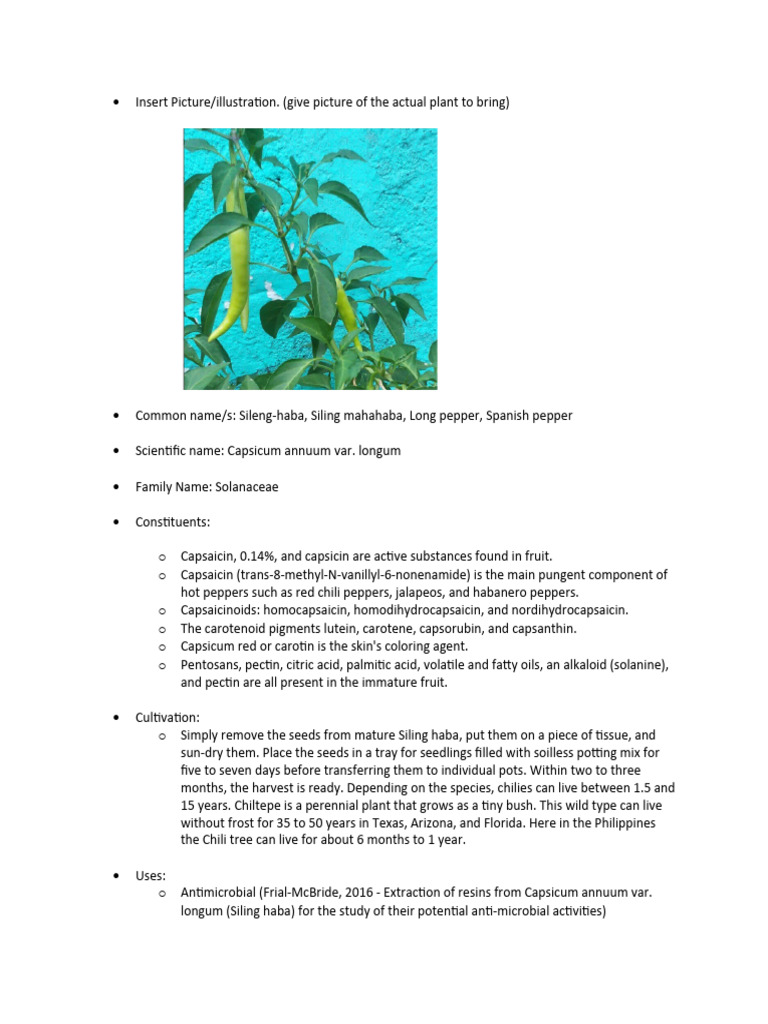 PCOG Botanical Garden | PDF | Chili Pepper | Capsicum