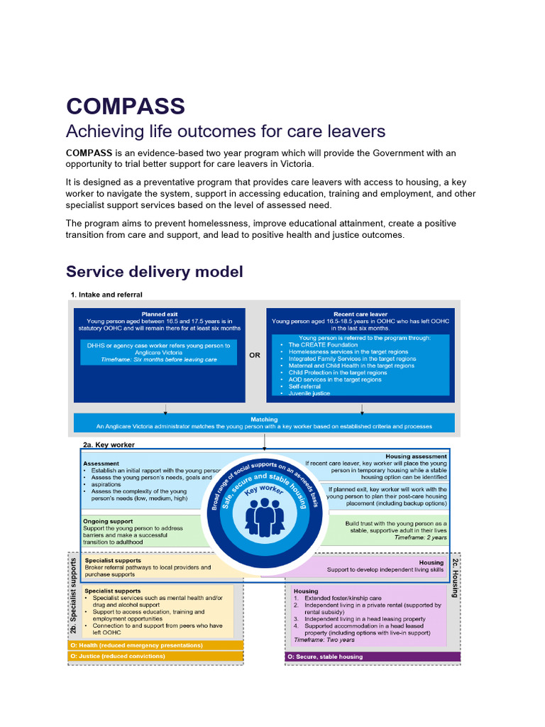 COMPASS+-+Achieving+life+outcomes+for+care+leavers | PDF | Foster Care ...