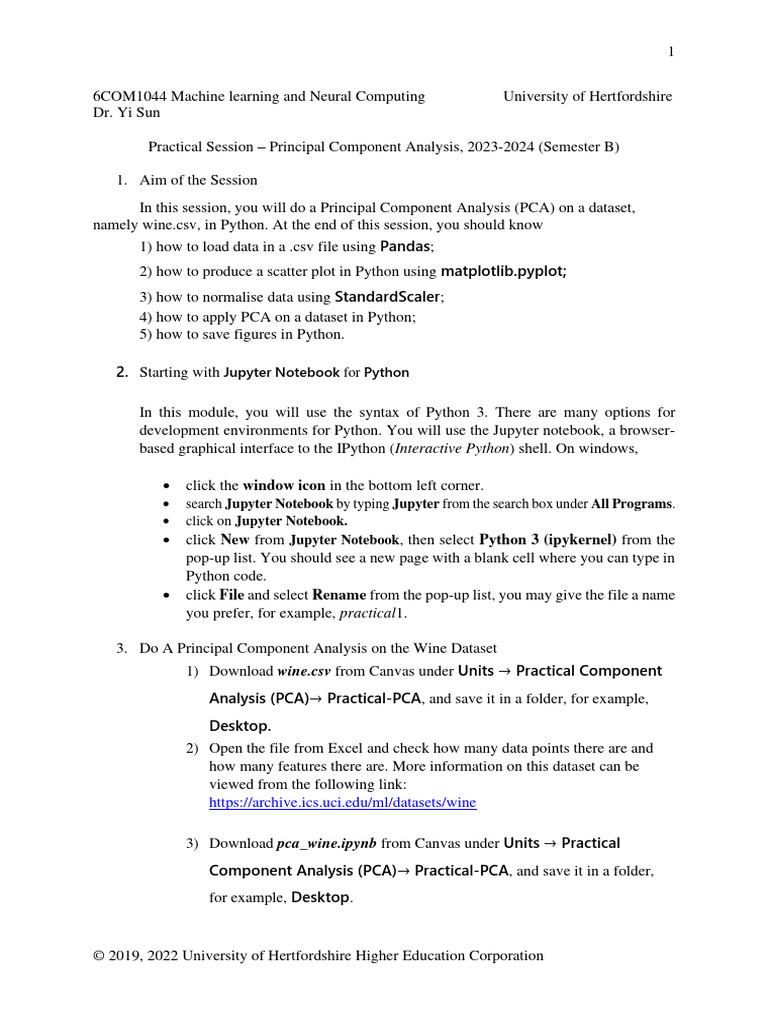 Practical PCA Notes-5 | PDF | Python (Programming Language) | Principal ... Practical PCA Notes-5 | PDF | Python (Programming Language) | Principal ...