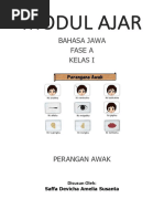 Modul Ajar Bahasa Jawa Kelas 3 | PDF | Seni & Disiplin Bahasa