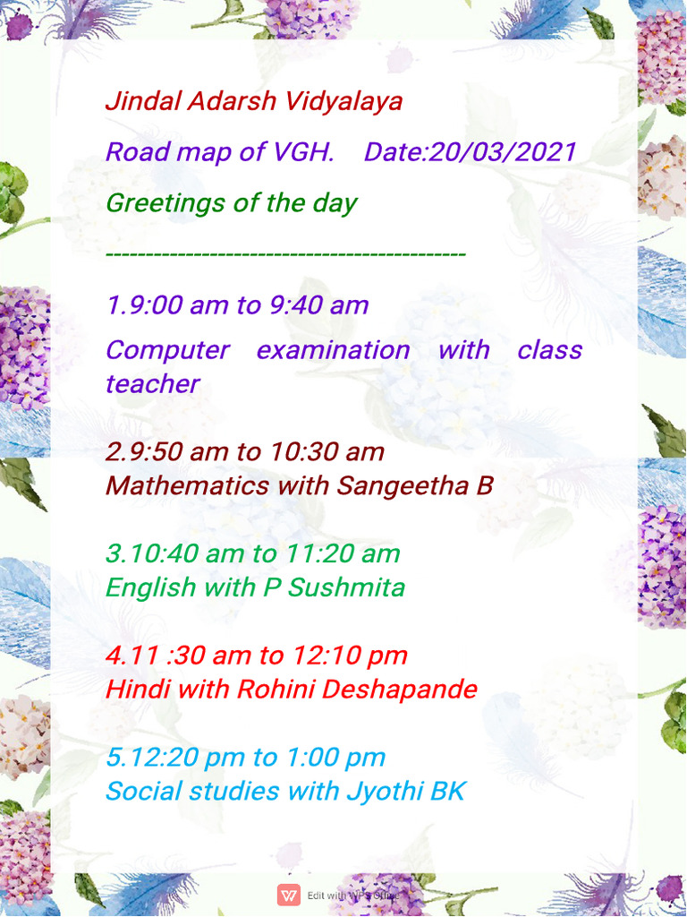 Road Map of VGH | PDF