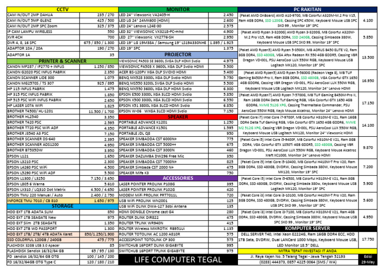 Brosur All 29mei23 | PDF | Computer Hardware | Computer Science