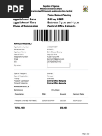 Uganda PASSPORT APPLICATION FORM G | PDF | Passport | Nationality Law