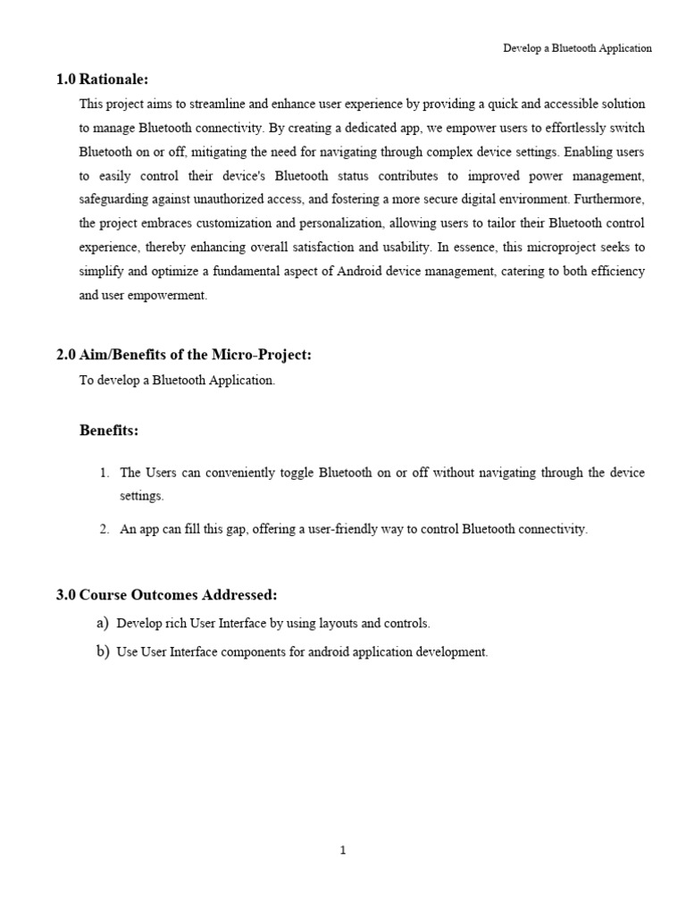 MAD Report | PDF | Android (Operating System) | Mobile App