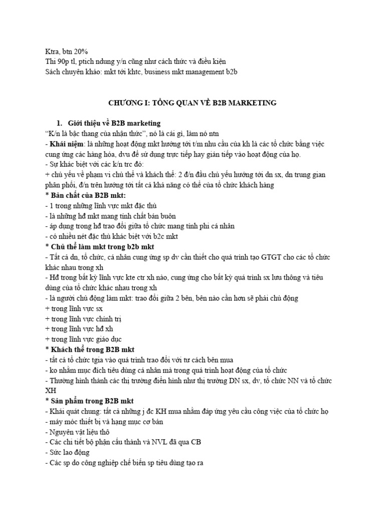 Marketing Khách Hàng T CH C | PDF