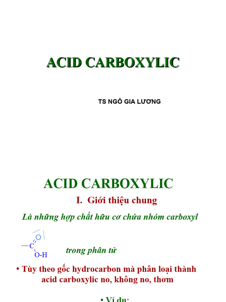 11, Axit Carboxylic | PDF
