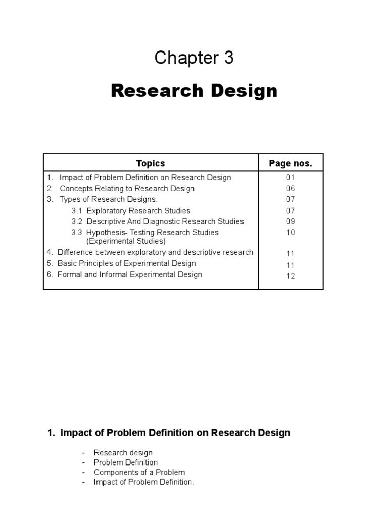 Research Design | PDF | Career & Growth