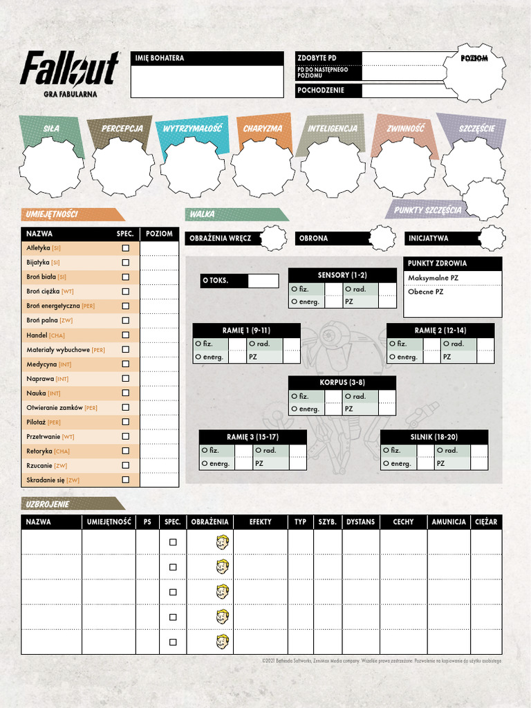 Fallout_karta_postaci_A4_robot | PDF