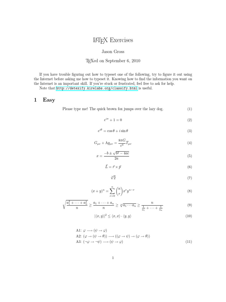 Exercises Kit LaTeX Mit | PDF | Parameter (Computer Programming) | Bracket