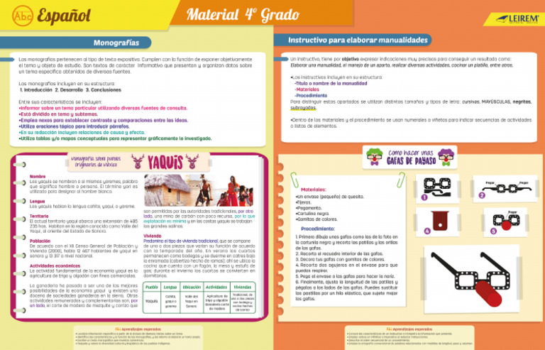 Español 4° (1) F | PDF