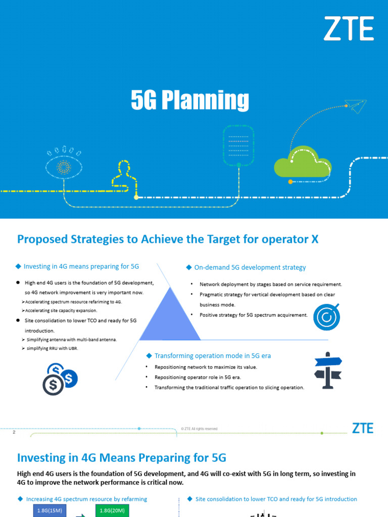 5G Planning | PDF | Lte (Telecommunication) | 4 G