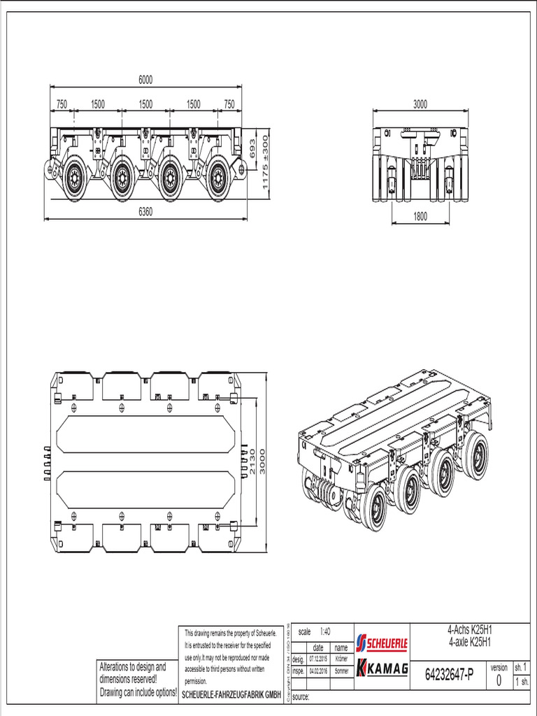 K25 Tech. Data #2908 | PDF | Trailer (Vehicle) | Steering