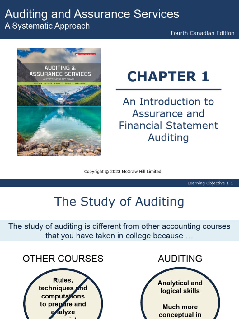 Messier4ce PPT Ch01 | PDF | Auditor's Report | Audit