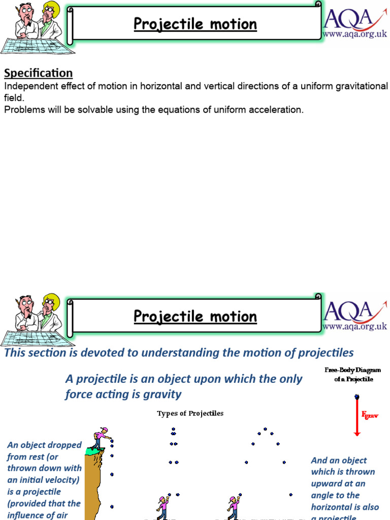 Lesson 4 Horizontal Projectiles | Download Free PDF | Projectiles | Dynamics (Mechanics)